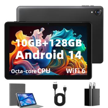 Tablet Rebecco Android 14 Octa-Core de 10 polegadas 10 GB/128 GB +1 TB ...