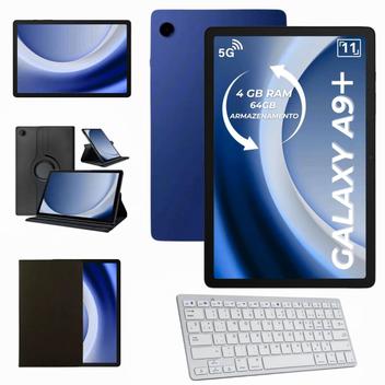 Tablet Samsung A9 Plus Com Chip 5G 64GB C/ Teclado BT e Capa - No ...