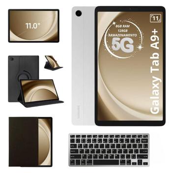 Tablet Samsung Galaxy Tab A9 Plus Chip 5G 128GB 8GB Ram Prata 11 ...
