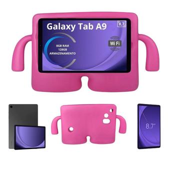 Tablet Samsung Wi-fi A9 128GB 8GB 8.7' C/ Capa Infantil Rosa - Tablet ...