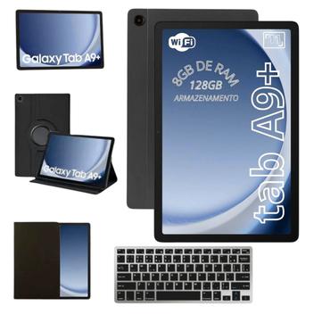 Tablet Samsung Wi-fi A9 Plus 128GB 8GB C Capa E Teclado BT - Tablet ...
