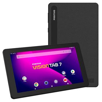 Tablet Tela 7" Android 14 Go 128GB 3GB RAM Positivo Vision Tab 7 Octa ...
