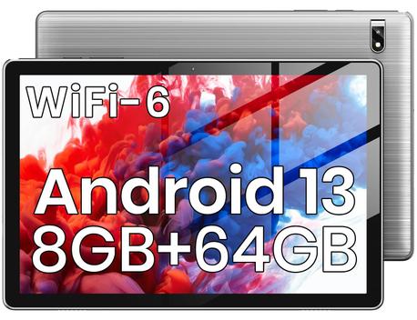 Tablet TPZ 2024 Android 13 10,1 polegadas 8 GB+64 GB 1 TB cinza ...