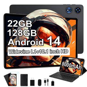 Tablet UJJ 2025 Android 14 10 polegadas 22 GB RAM 128 GB ROM 1 TB ...