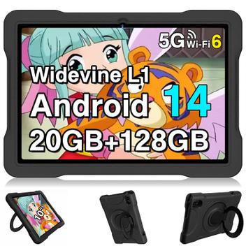 Tablet UJJ Android 14 de 10,1 polegadas 20 GB de RAM 128 GB ROM 1 TB ...