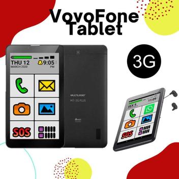 Tablet vovofone 3g 32gb tela 7" faz ligação zap face insta - MULTILASER ...