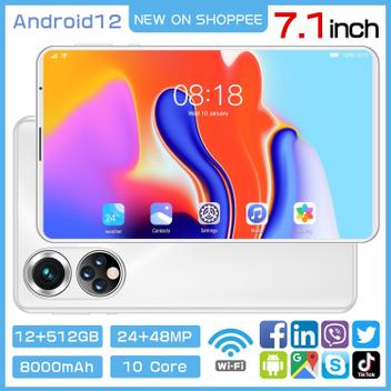Tablet X50 de 7,1 polegadas: 12 GB de RAM, 512 GB de ROM, 5G, OS 12.0 ...