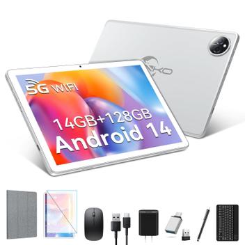 Tablet ZONKO 2025 Android 14 mais recente de 10 polegadas 128 GB+14 GB ...