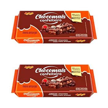 Tabletes Chocolate P/ Confeitaria em Geral Qualidade Jazam - Granulado ...