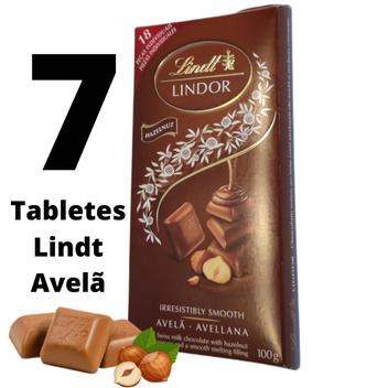 Tabletes de Chocolate Lindt Lindor Singles Avelã Kit de 700g ...