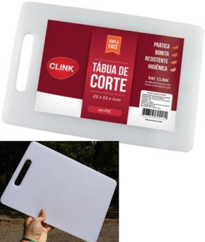 Tabua de corte carne cozinha pvc branca higienica 25x35cm taboa de ...