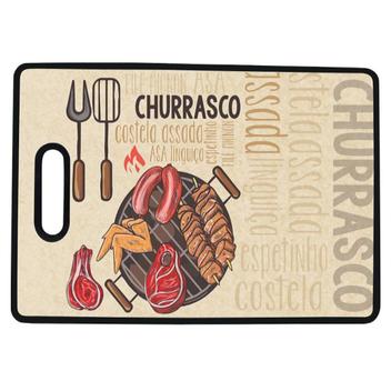 Tabua De Corte PVC Churrasco Petiscos 30x44x1cm Clink - Tábua de Corte ...