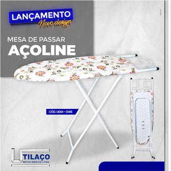 Tabua de passar acoline branco metalizado - ULTILAÇO - Utensílios e ...
