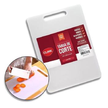 Tabua de PVC Branca Carne Churrasco Cozinha Higienica 25x35cm - Clink ...