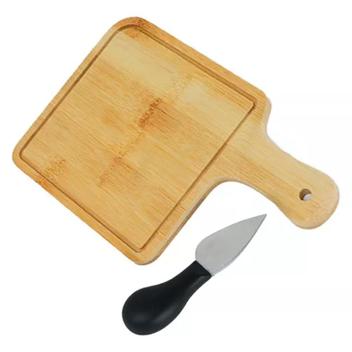Tábua De Servir Com Faca Queijo Bambu 2Pçs Class Home - Tábua de Corte ...