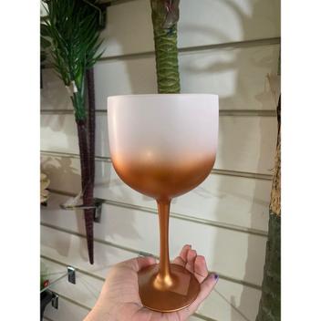 Taça Para Gin De Acrílico Para Festa 600ml - Transparente, Dourada ...