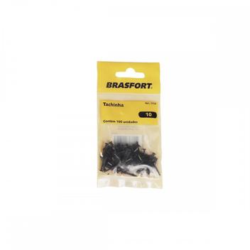 Tachinha Brasfort 10 Blister Com 100Pecas 7723 - Percevejo - Magazine Luiza