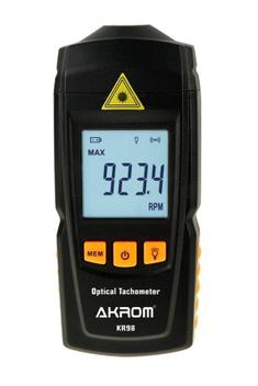Tacômetro Digital Óptico Sem Contato com Mira Laser - KR98 - Akrom ...