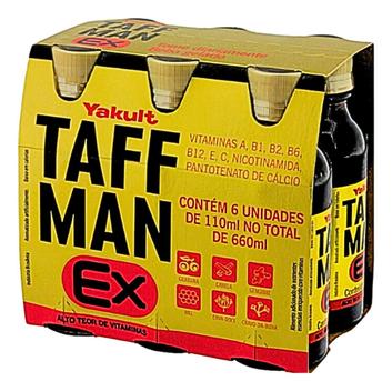 Taffman Ex Yakult suplemento vitaminas 110ml 6 unidades - TAFF MAN ...