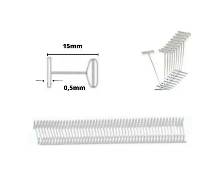 Tag Pin Fine Fixação De Etiquetas 15mm 10000 Unidades Confecção Loja de ...