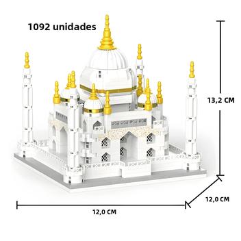 Taj Mahal Mini Bricks MOC City Building Blocks Arquitetura Mundialmente ...