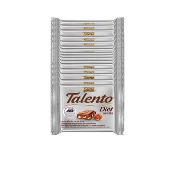 Talento Diet Mini Contendo 15 Unidades De 25g Cada - Chocolate / Barra ...