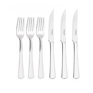 Talheres de Mesa Garfo e Faca Carne Inox Restaurante 6un Toronto ...