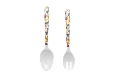 Talheres Salada Melamina Magnolia - Just Home Collection - Prato de ...