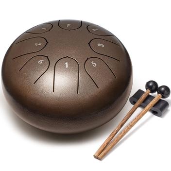 Tambor de língua de aço Lronbird, instrumento musical de 6 polegadas e ...