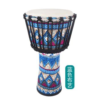 Tambor de mão African Drum Djembe de 8 polegadas com padrão de arte ...