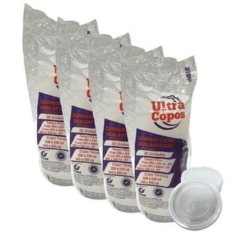 Tampa Copo 400Ml 500Ml Copo Isopor 240/300Ml S/Furo C/200 - Ultra Copos ...
