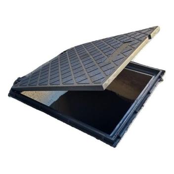 Tampa Esgoto Pvc 60X60cm Bueiro Caixa de Passagem Água Fluvial - Tampa ...