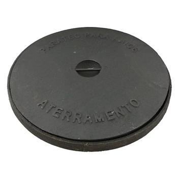 Tampa P/ Caixa Inspeco Aterramento 300mm Ferro Fundido PARATEC ...