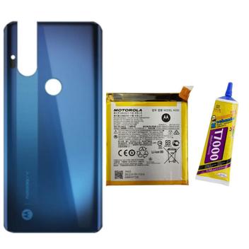 Tampa Traseira Para Moto One Hyper Xt2027 Azul Oceano e Bateria Kg50 ...