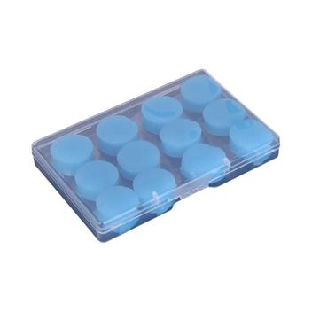 Tampões de Ouvido Reutilizáveis de Silicone - 12 Unidades com Redução ...