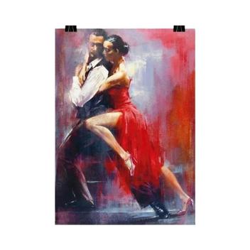 Tango Dancers Canvas Painting Art Print Por Robert Smith Decoração De ...