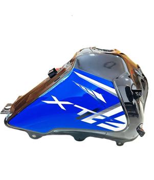 Tanque de gasolina Original Yamaha XTZ125 2014 preto/azul 21df4100d0 ...