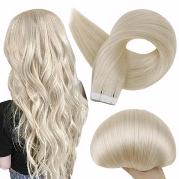 Tape Hair Extensions Full Shine Brazilian Human Hair 50g - Kit de ...