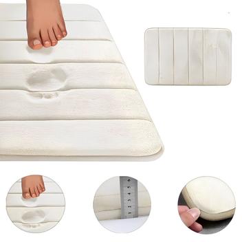 Tapete Banheiro entrada Porta macio super soft absorvente água - ZEM ...