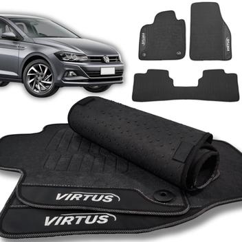 Tapete Borracha Carro Virtus 2017 2018 2019 2020 2021 2022 2023 2024 ...