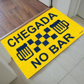 Tapete Capacho Personalizado - Chegada no bar 60x40 - Kapart - Capacho ...