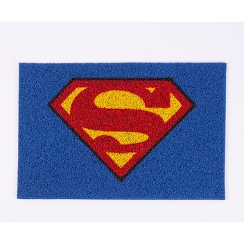 Tapete Capacho Vinil Entrada Superman Azul Kapazi - Capacho / Tapete de ...