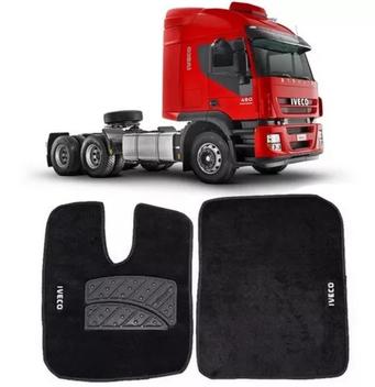 Tapete Carpete Bordado Caminhão Iveco Stralis Universal - 500.619PTO ...