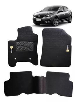 Tapete Carpete Bordado Renault Logan Ano 2007 A 2011 - 500.440PTO ...