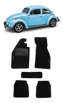 Tapete Carpete C/ Nome Fusca Preto - 100.336PTO - Frisart - Tapete para ...