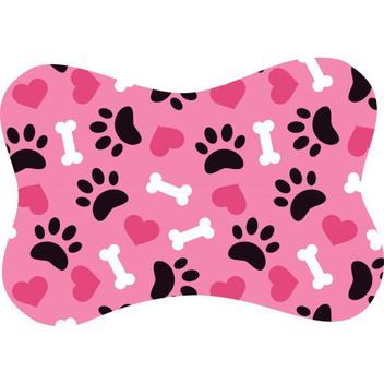 Tapete Comedouro para Pet com Estampa Digital Patinhas - 46x33cm - Sua ...