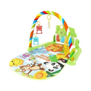 Tapete de Atividades Musical para Bebês - Tapete de Jogo para Piano com Brinquedos - Tapete e ...