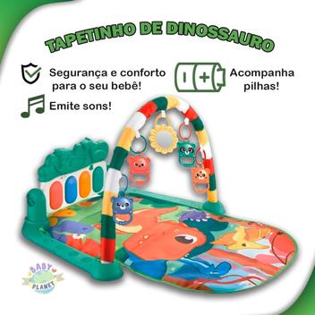 Tapete De Atividades Para Bebe Com Piano Musical Divertido Dinossauros ...