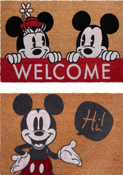 Tapete de capacho Gertmenian Disney Mouse Coir 20x34cm, pacote com 2 - Tapete - Magazine Luiza