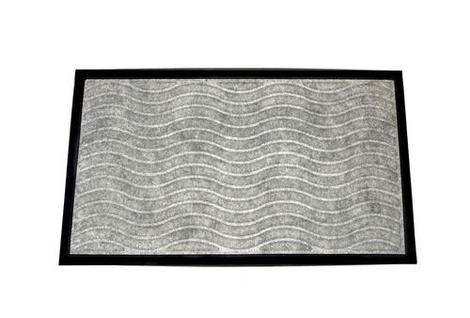 Tapete de Entrada Fenice Colorful Bella Casa 69X39 cm Cinza Liso - UZOO ...